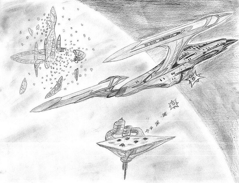 File:Cool star trek drawing.jpg - Star Trek : Freedom's Wiki